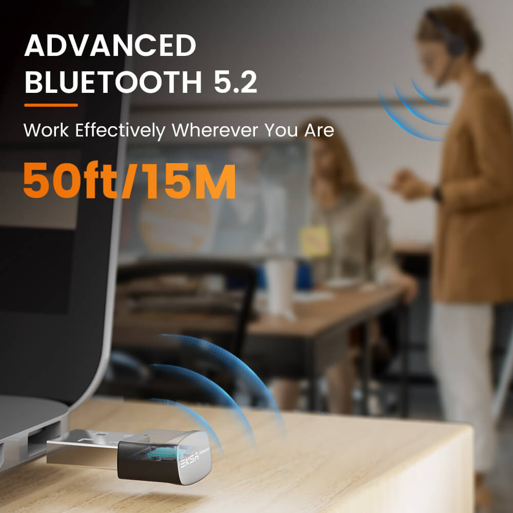 EKSAtelecom® H16 Professional Wireless Headset with Dual Connectivity